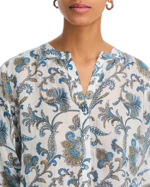 Veronica Beard Soleil Printed Blouse