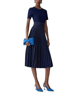 Carolina Herrera Bead Embroidered Dress - Midnight
