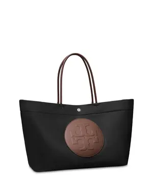 Tory Burch Ella Twist Reversible Tote - Black