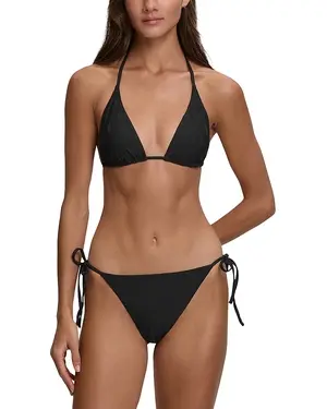 Polo Ralph Lauren Ricky Slider Triangle Bikini Top - Black