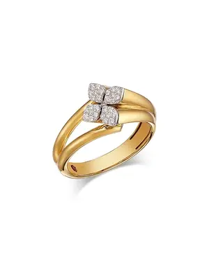 Roberto Coin 18k Gold Diamond Ring - White/gold