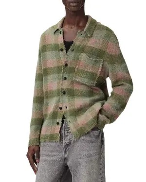 ALLSAINTS Adler Plaid Cardigan