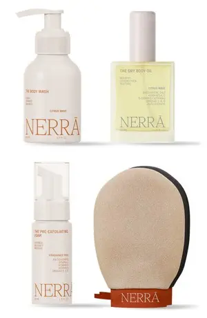 NERRĀ Travel Bathhouse Ritual Citrus Wave Set $89 Value - No Color