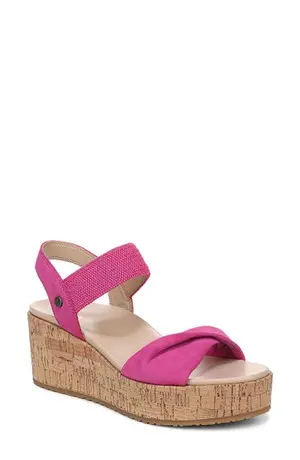 Vionic Espadrille Platform Slide Sandal - Rose Violet