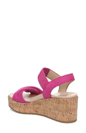 Vionic Espadrille Platform Slide Sandal - Rose Violet