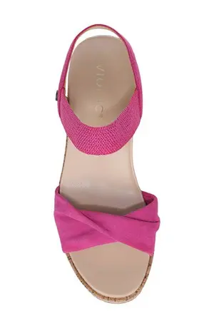 Vionic Espadrille Platform Slide Sandal - Rose Violet