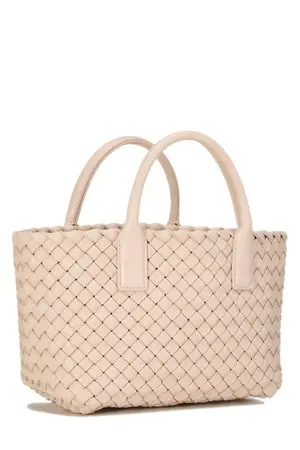 Bottega Veneta Intrecciato Cabat Tote - Pink