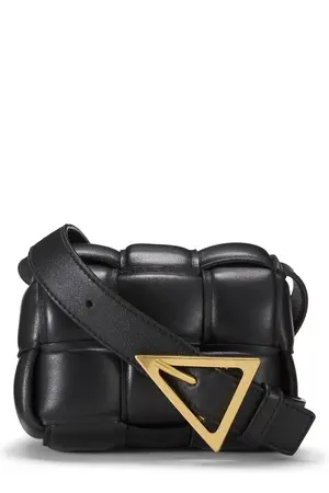 Bottega Veneta Maxi Intrecciato Padded Candy Cassette - Black