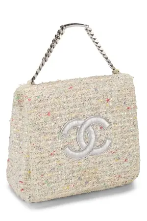 Chanel Tweed Messenger Bag