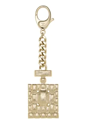 Chanel Crystal 'cc' Perfume Bottle Bag Charm