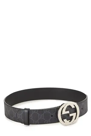 Gucci Gg Supreme Canvas Interlocking Gg Belt