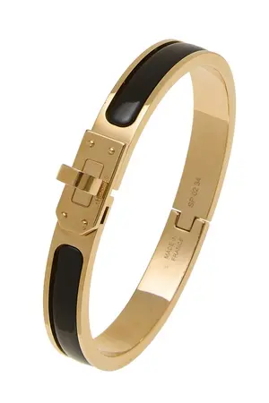 Hermes Gold Tone Bracelets