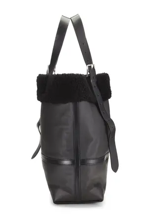Hermès Shearling Trim Etriviere Tote