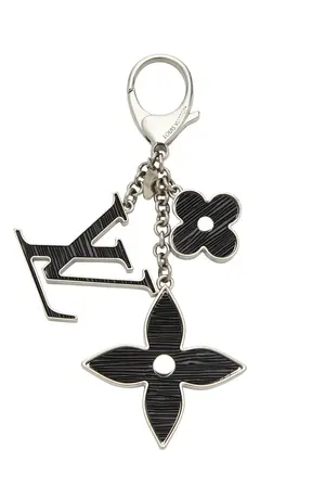 LOUIS VUITTON Fleur D'epi Bag Charm - Black