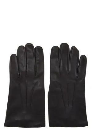 Saint Laurent Lambskin Leather Gloves