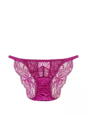 FLEUR OF ENGLAND Paloma Lace Brief - Pink