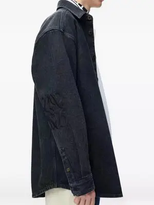 Loewe Anagram-embroidered Overshirt - Black