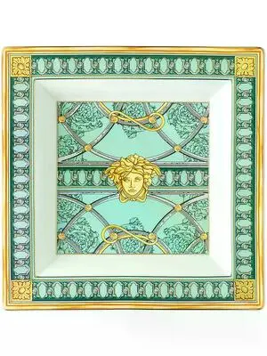 Versace Scala Del Palazzo Verde Dish - Green