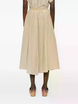 FORTE_FORTE Pleated Midi Skirt