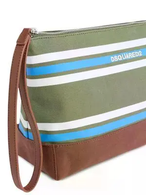 Dsquared2 Striped Makeup Bag