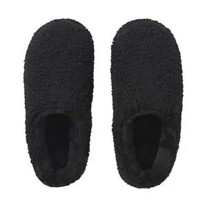 SKIMS Sherpa Slipper | Black | | Accessories - Onyx