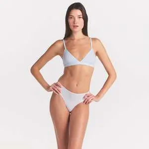 SKIMS Triangle Bralette | Blue | | Fits Everybody - Blue Quartz