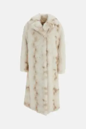 Herno Cappotto In Eco-pelliccia Effetto Lince
