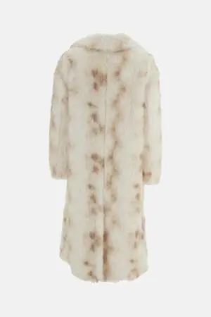 Herno Cappotto In Eco-pelliccia Effetto Lince
