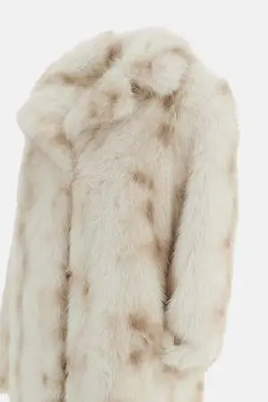Herno Cappotto In Eco-pelliccia Effetto Lince