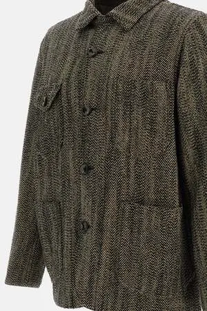 ORIGINAL VINTAGE Giacca Safari In Misto Lana