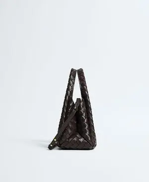 Bottega Veneta Baby Campana Shoulder Bag - Espresso