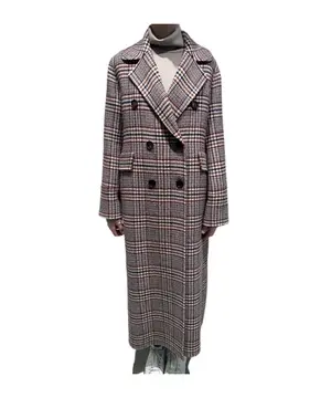 Max Mara Double-breasted Check Coat