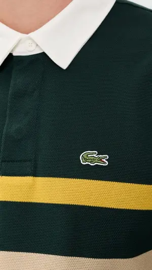 Lacoste Striped Rubgy Shirt
