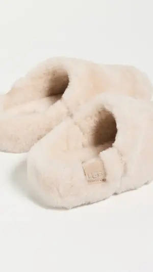 UGG Elea Fluffed Slip-on Slippers