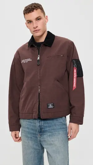 Alpha Industries Butler Relaxed Fit Work Jacket