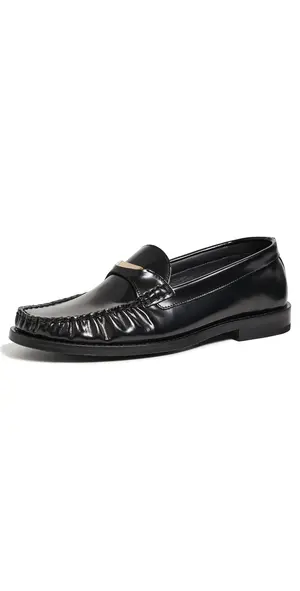 ANINE BING Amoc Leather Loafers