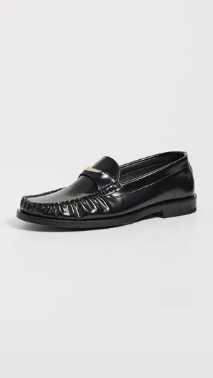 ANINE BING Amoc Leather Loafers