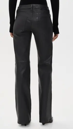 FRAME The Leather Gray Jeans