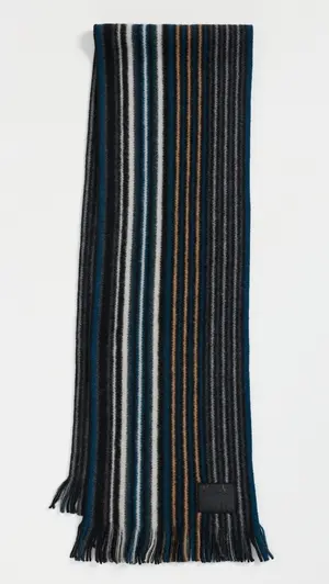 Paul Smith Double Side Striped Scarf