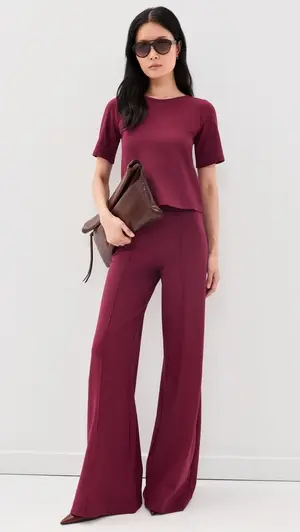RIPLEY RADER Ponte Knit Short Sleeve Tee