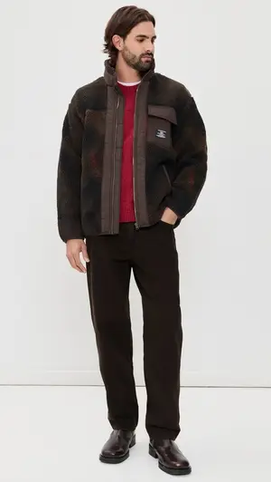Alpha Industries Houston Relaxed Fit Fleece Jacket