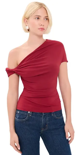 Paris Georgia Elemental Ida Top - Rhubarb