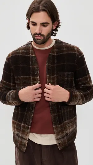 Universal Works Pino Wool Fleece Cardigan
