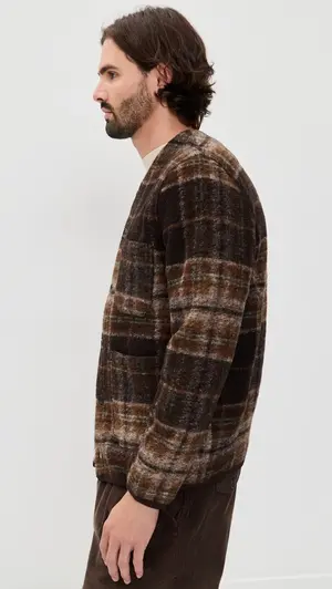 Universal Works Pino Wool Fleece Cardigan
