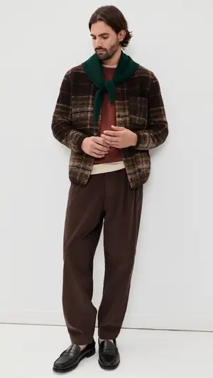 Universal Works Pino Wool Fleece Cardigan