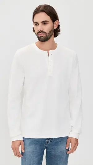 Rails Soto Long Sleeve Henley Tee