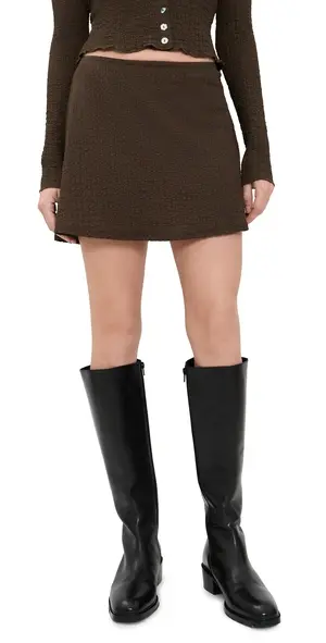 LISA SAYS GAH Darcy Skort - Saddle