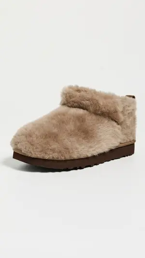 UGG Classic Ultra Mini Fluffed Boots