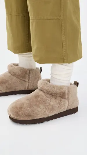 UGG Classic Ultra Mini Fluffed Boots