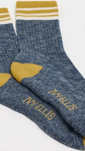 IVY ELLIS The Firemoor Crew Socks
